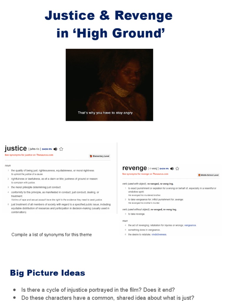 Justice & Revenge | Download Free PDF | Revenge | Justice