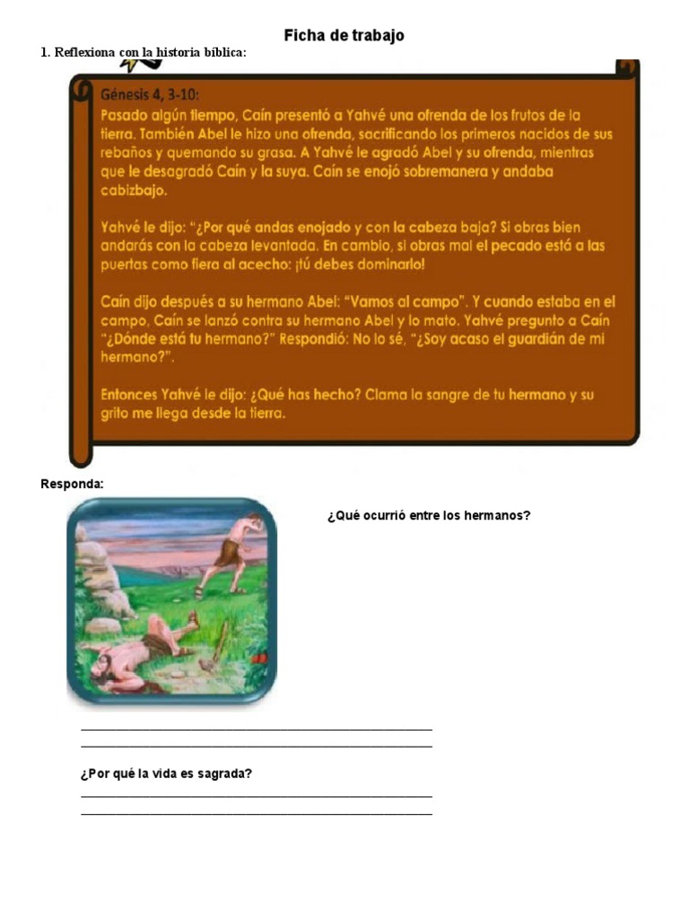 Ficha de Religión | PDF