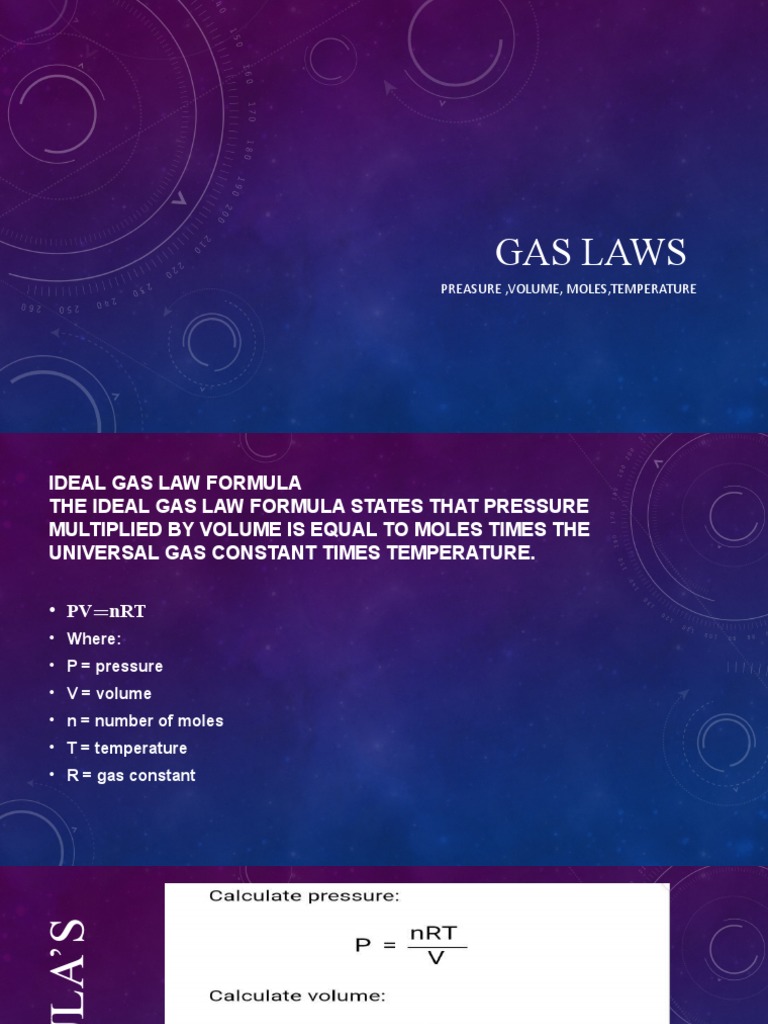 Gas Laws | PDF