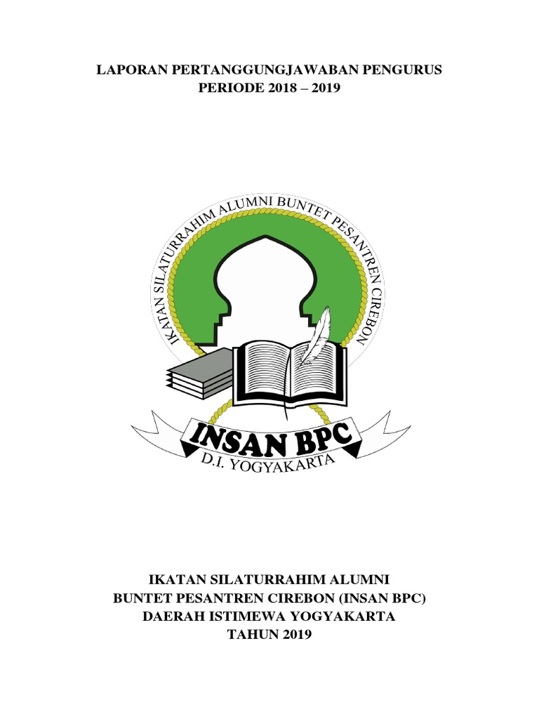 LPJ Pengurus INSAN BPC Periode 2018 - 2019 | PDF LPJ Pengurus INSAN BPC Periode 2018 - 2019 | PDF