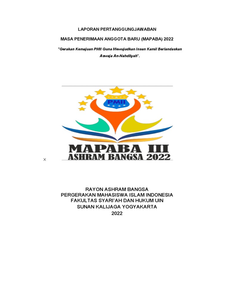 LPJ MAPABA 2022 Fiks banget | PDF
