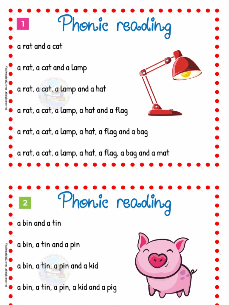Phonic Reading | PDF