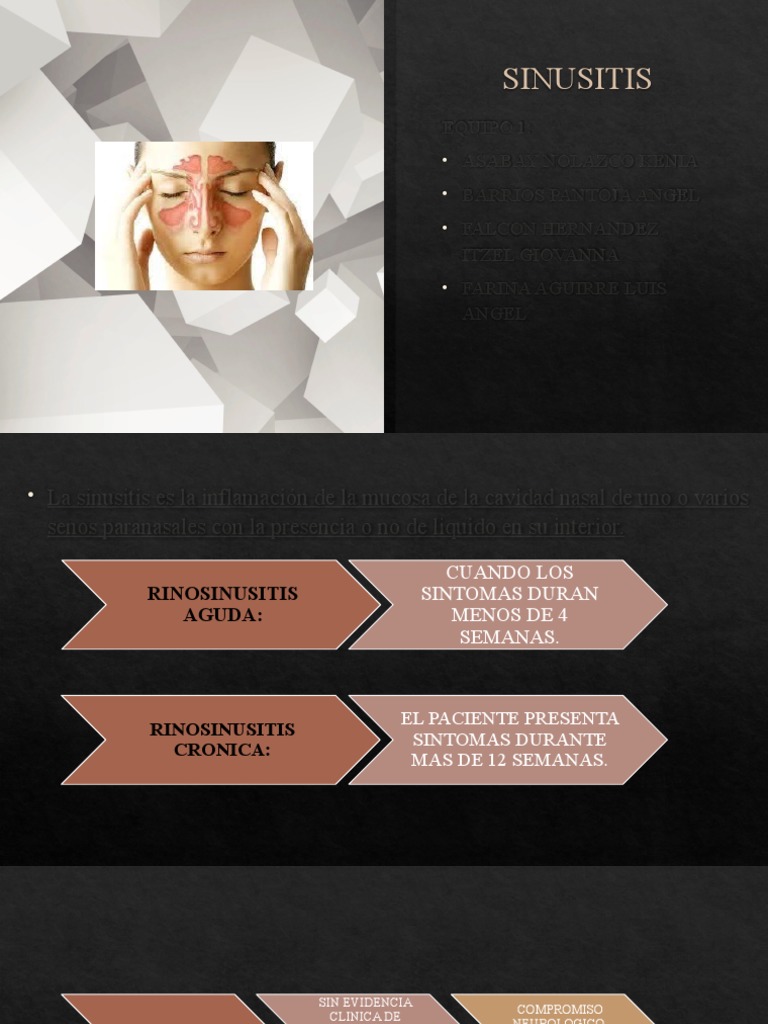 Guía Completa sobre Sinusitis | PDF | Epidemiología | Enfermedades respiratorias