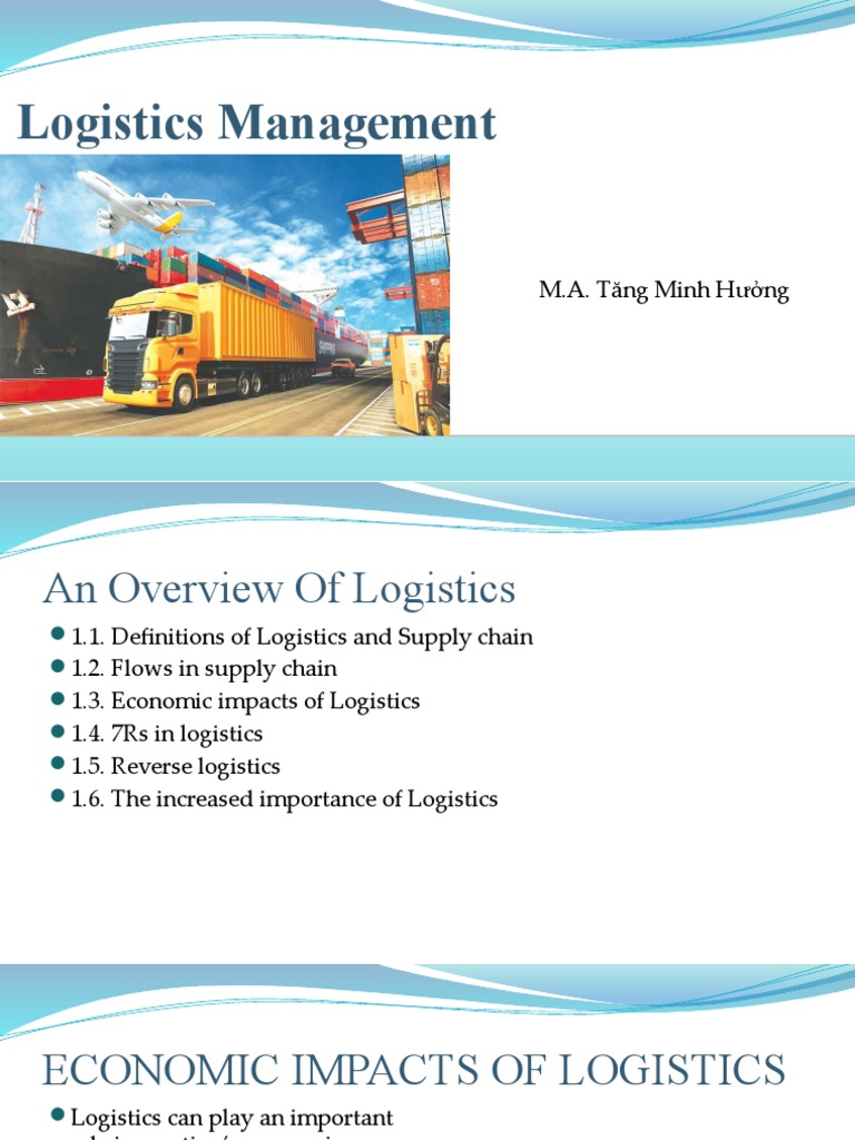 Chapter 1 | PDF | Retail | Logistics