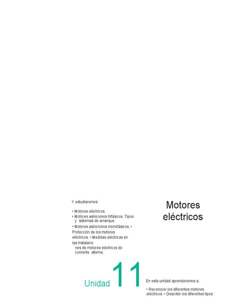 E1 A2 Motores Electricos | PDF | Motor eléctrico | Corriente eléctrica
