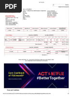 ACT Broadband Bill | PDF | Invoice | Government
