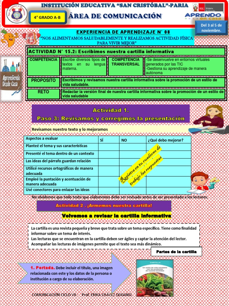 Act.15.2. Eda 8-Ciclo Vii | PDF
