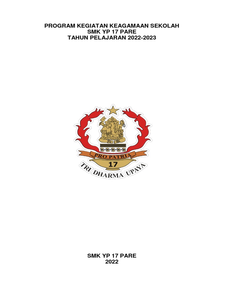 Program Keagamaan SMK Yp 17 Pare | PDF