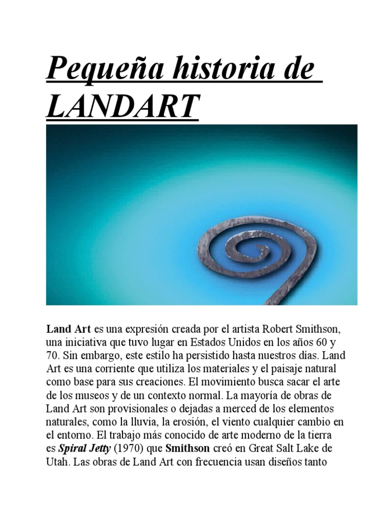 Landart para Niños | PDF