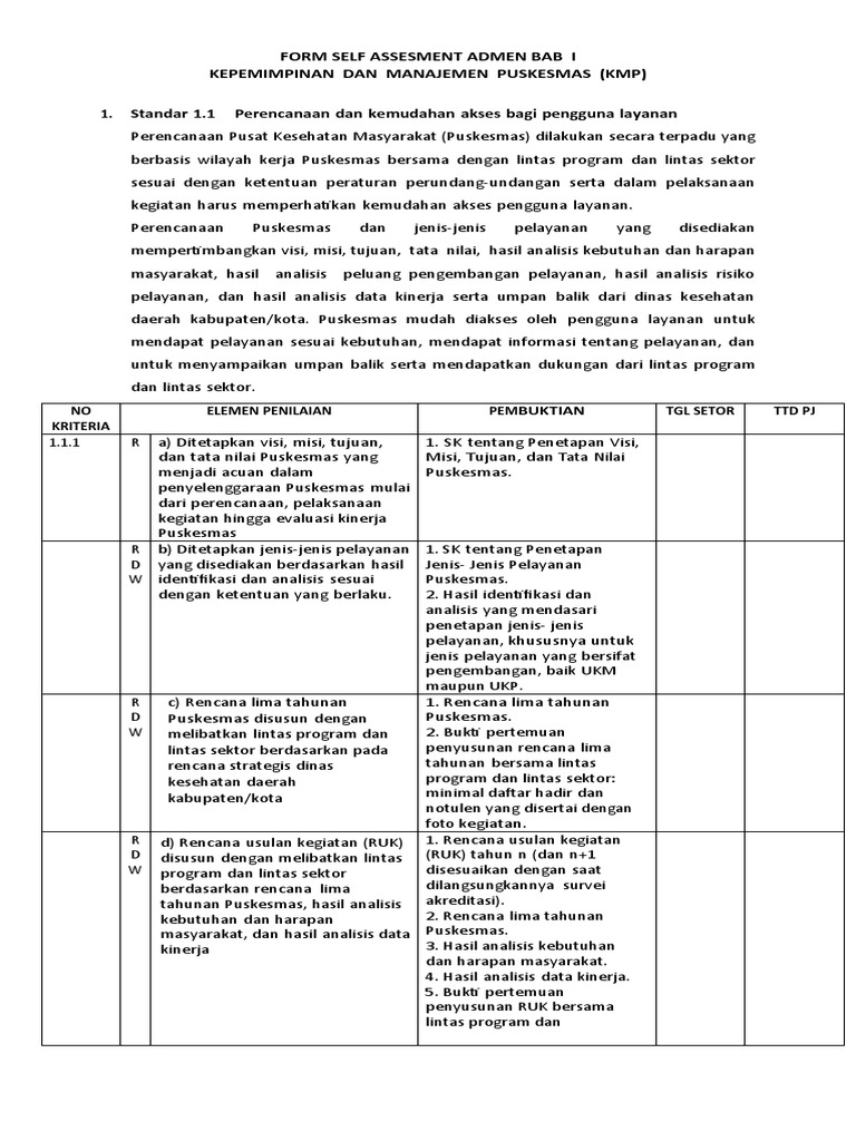 Perencanaan Layanan Puskesmas Efektif | PDF