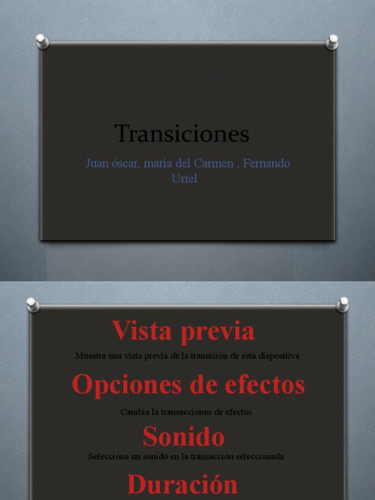 Transiciones | PDF