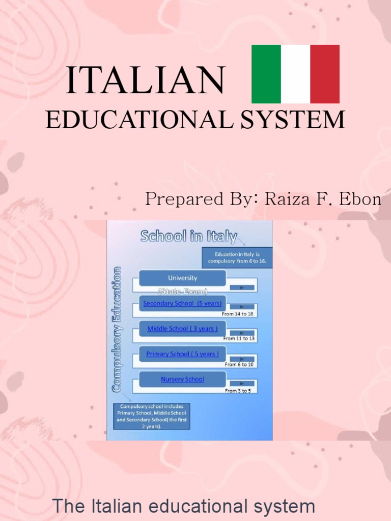 Italy Educational System | Download Free PDF | Educational Stages | Schools