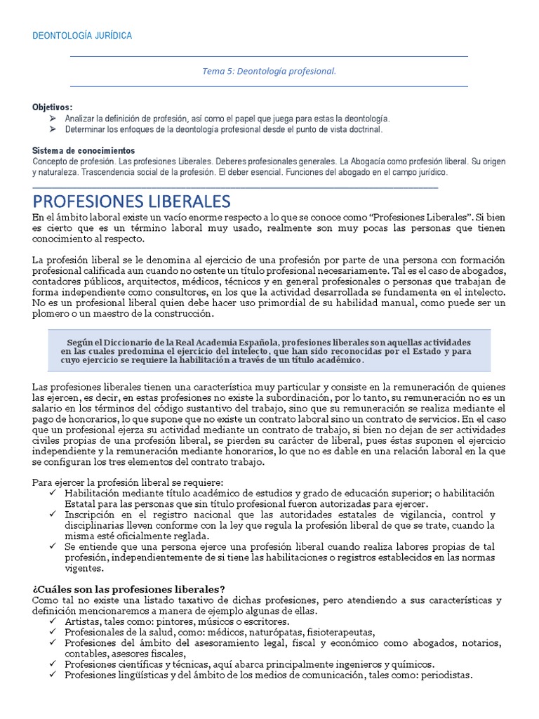 Profesiones Liberales | PDF | Salario | Titulo academico