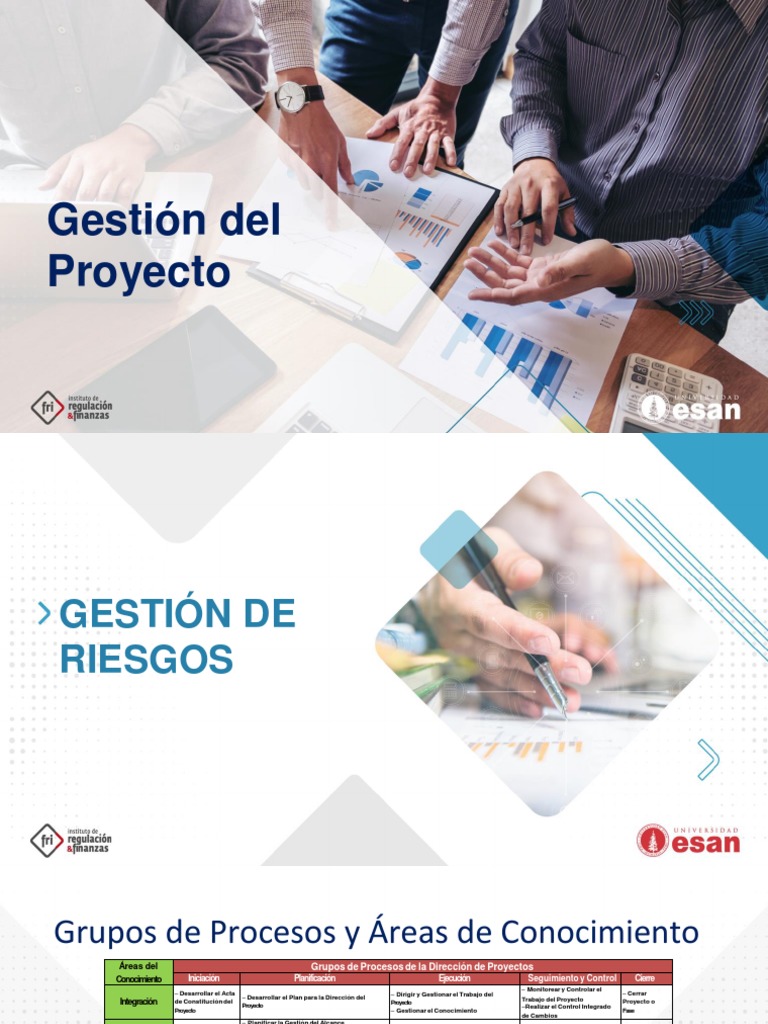 Clase 8 Y9 Gesti N de Riesgos y Adquisiciones | PDF | Planificación | Riesgo