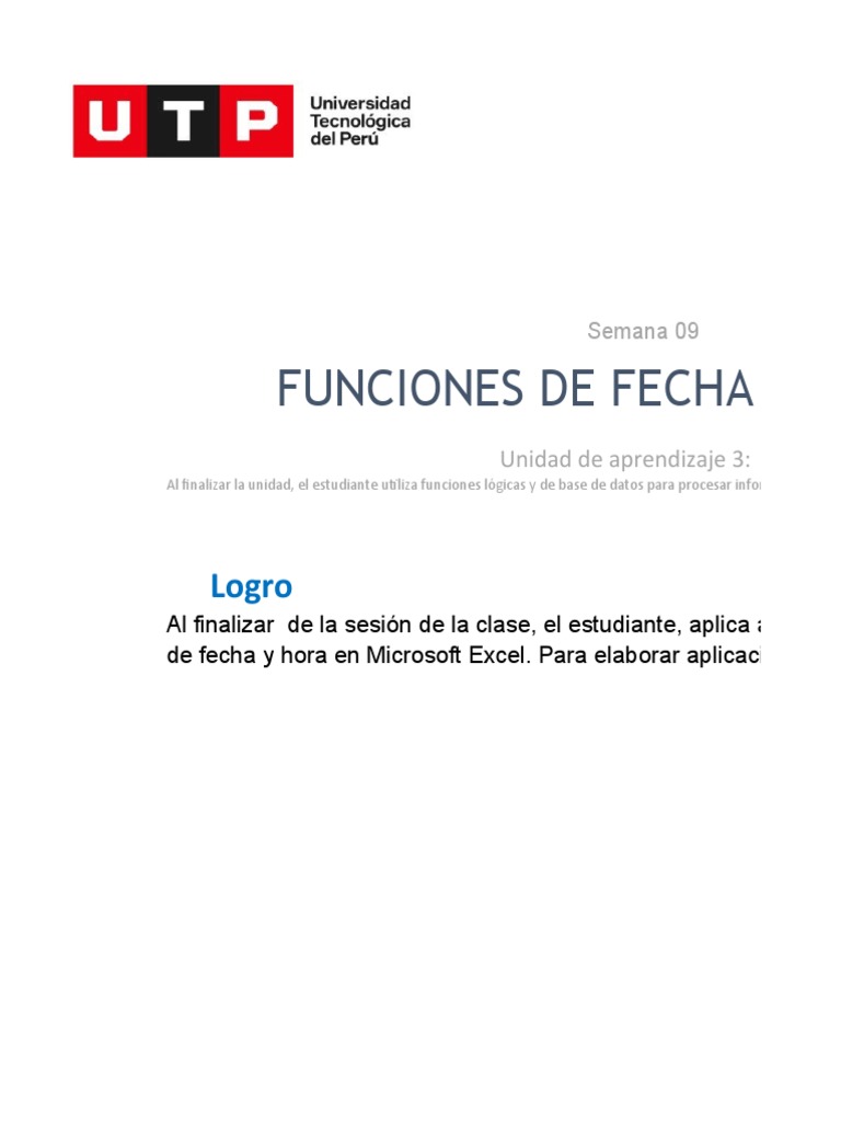 S09.s1 Material | PDF | Microsoft Excel | Informática