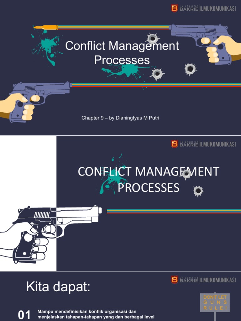 Chapter 9 - Conflict Management Processes 2023 | PDF