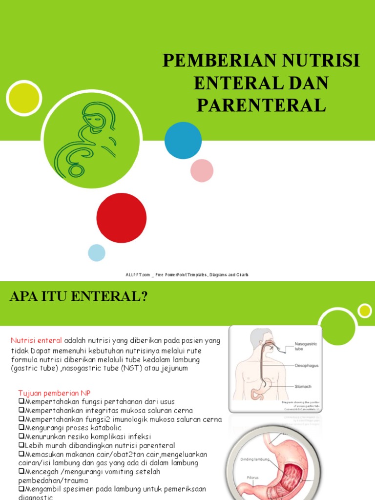 Pemberian Nutrisi Parenteral Dan Enteral | PDF