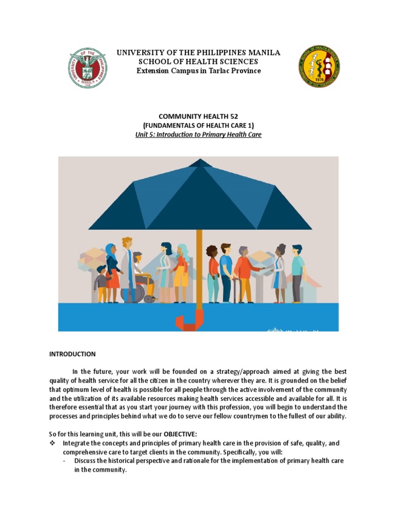 Module 5 Unit 5 Introduction To Primary Health Care 3 | PDF