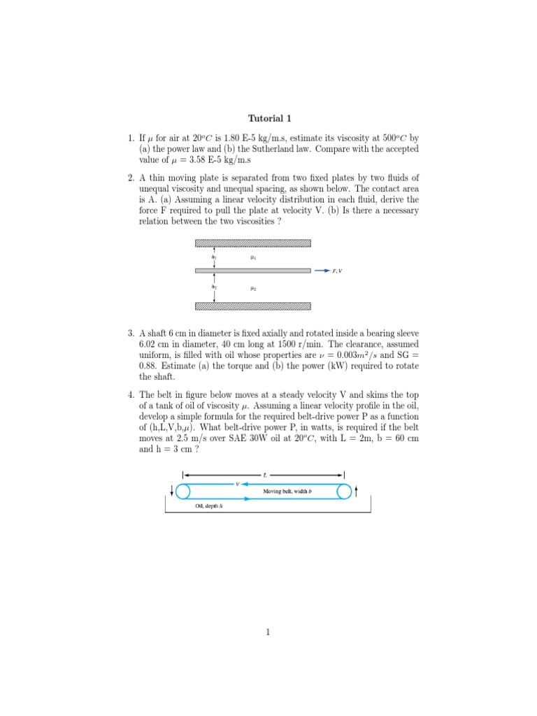 Tutorial 1 | PDF