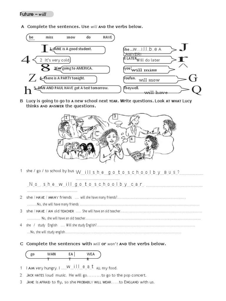 Practice II - Future Will | PDF