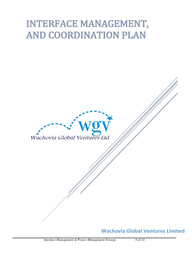 23.1.0.A - Interface Management and Coordination Plan | PDF | Project ...