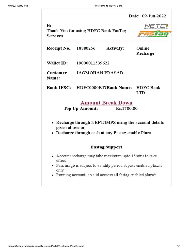 welcome to HDFC Bank | PDF