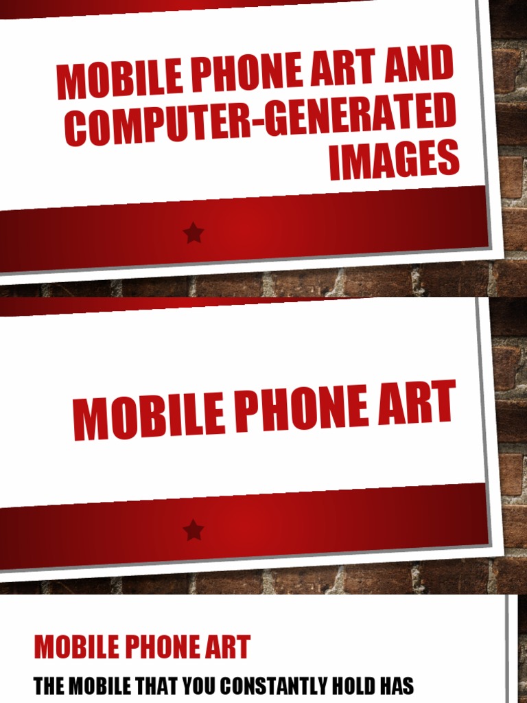 Mobile Phone Art I Mapeh | PDF | Ios | Mobile App