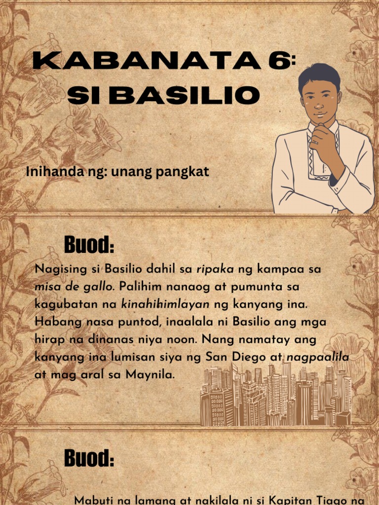 Kabanata 6 Si Basilio | PDF