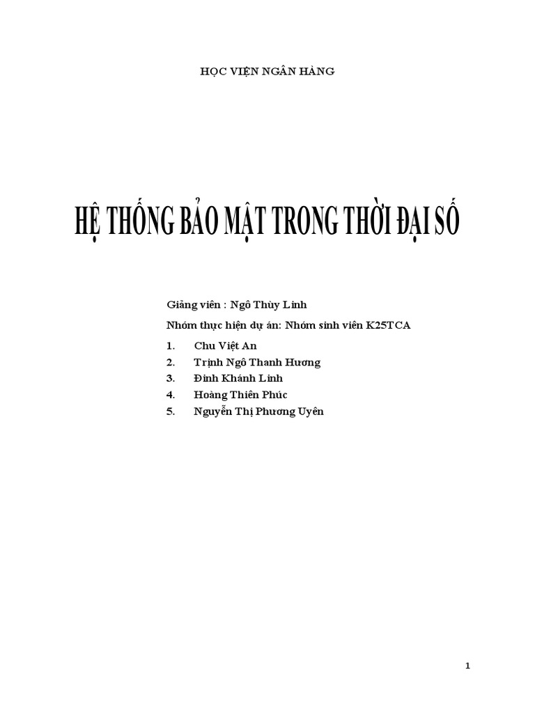 Nhóm 8. Đề cương BTL | PDF