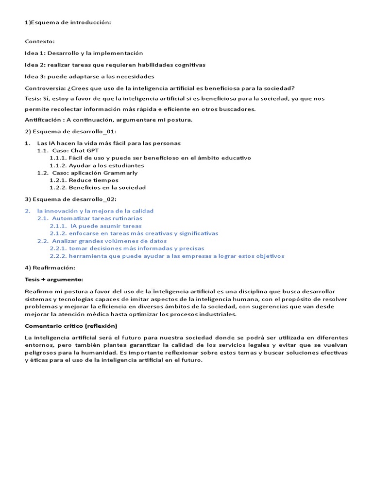 Esquema Semana 10 | PDF | Inteligencia artificial | Inteligencia (IA) y semántica