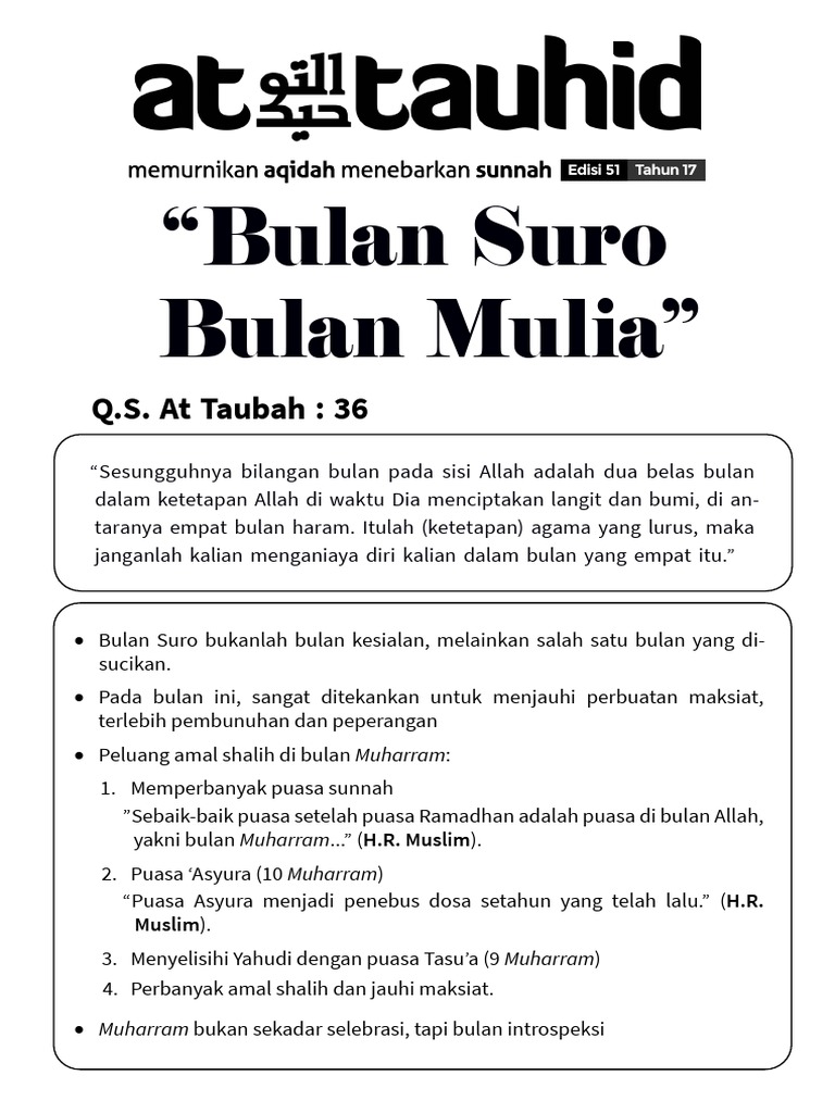1801 - Bulan Suro Bulan Mulia (E-Book) | PDF