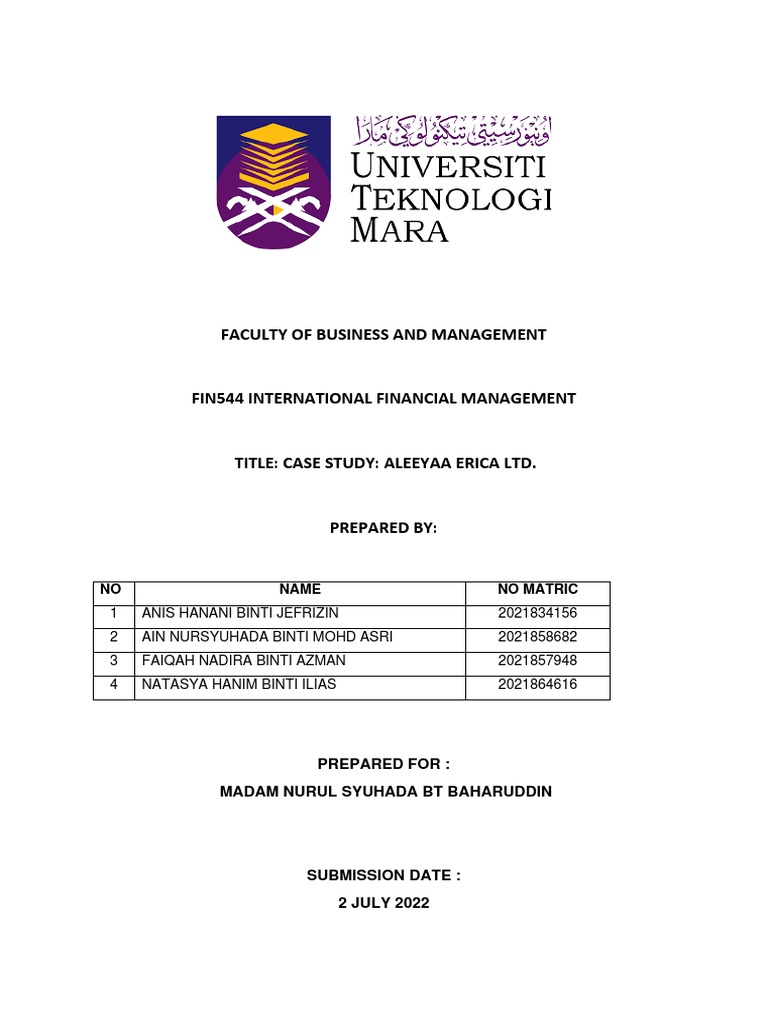 3B Group2 Case Study | PDF | Depreciation | Net Present Value