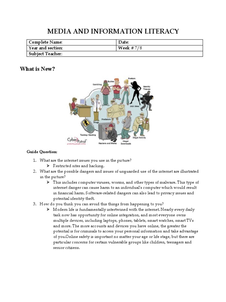 Mil Template Week 7 8 | PDF