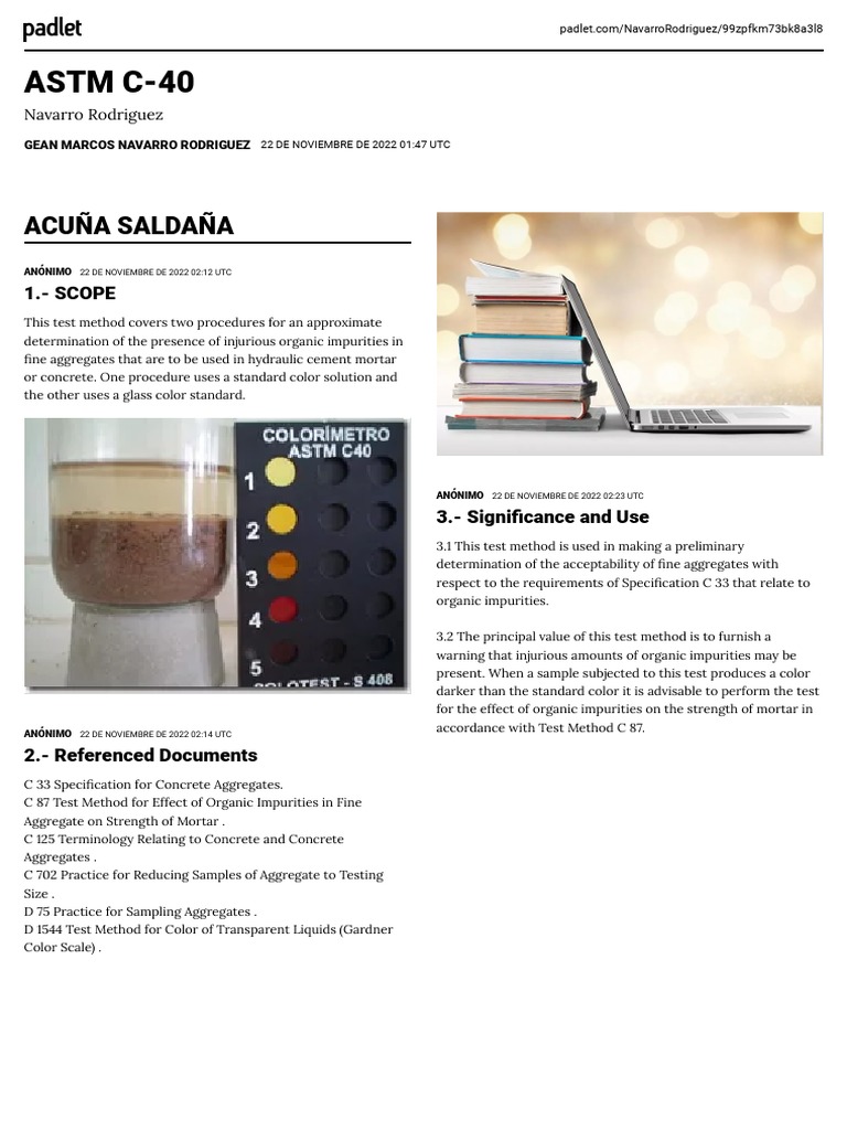 Astm C40 | PDF | Chemical Compounds | Physical Chemistry