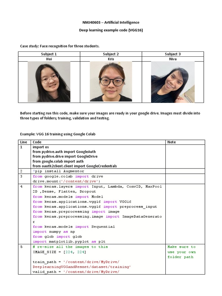NMJ406 - VGG16 Python Code | PDF | Applied Mathematics | Computing