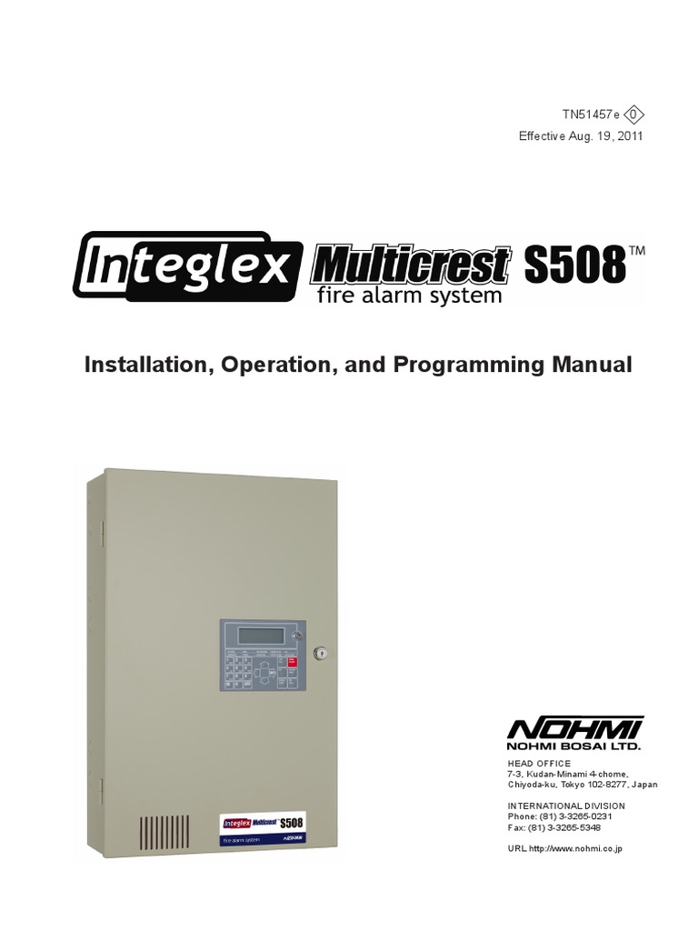 Integlex Multicrest S508 Manual (TN51457e - Rev.0) | PDF | Amplifier ...