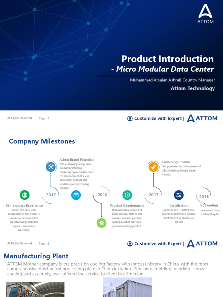 Micro Data Center Presentation Pdf Access Control Equipment