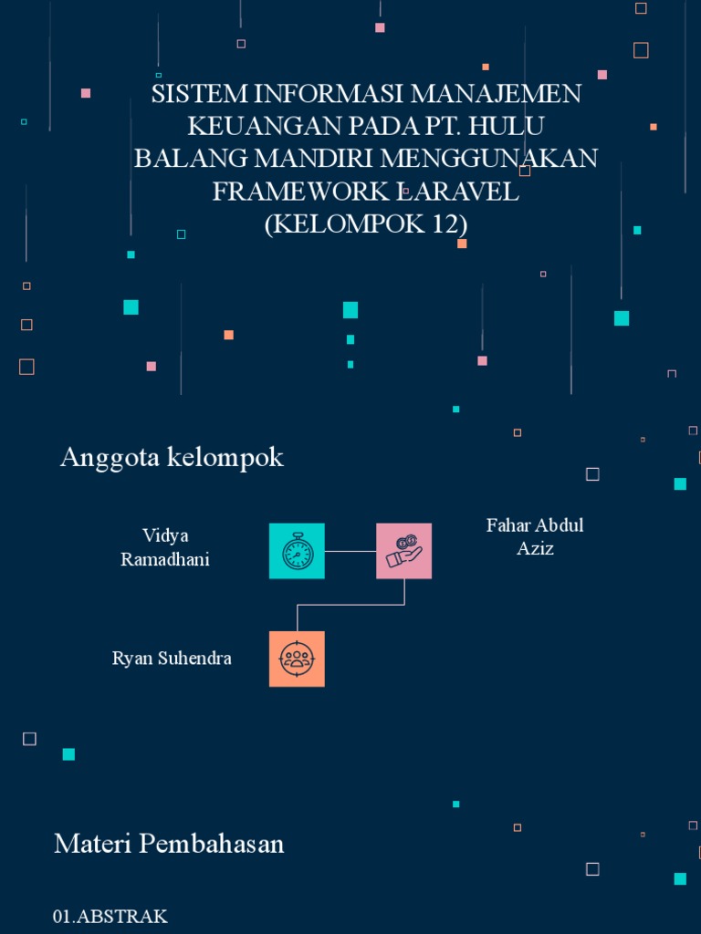 Sistem Informasi Manajemen Keuangan Pada Pt. Hulu Balang Mandiri Menggunakan Framework Laravel ...