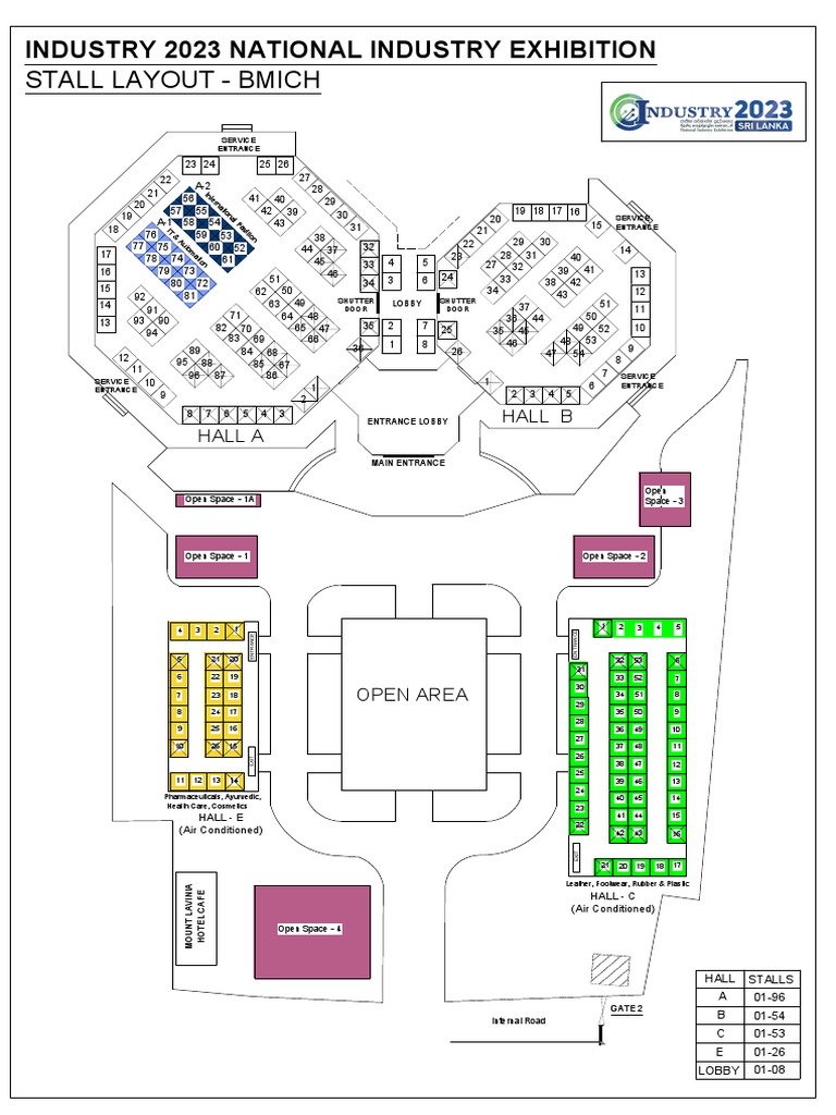 Karmantha Exhibition Layout Revised 25.05.2023 | PDF | Secondary Sector Of The Economy | Materials
