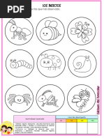 Actividades de Insectos para Preescolar | PDF | Métodos y materiales de ...