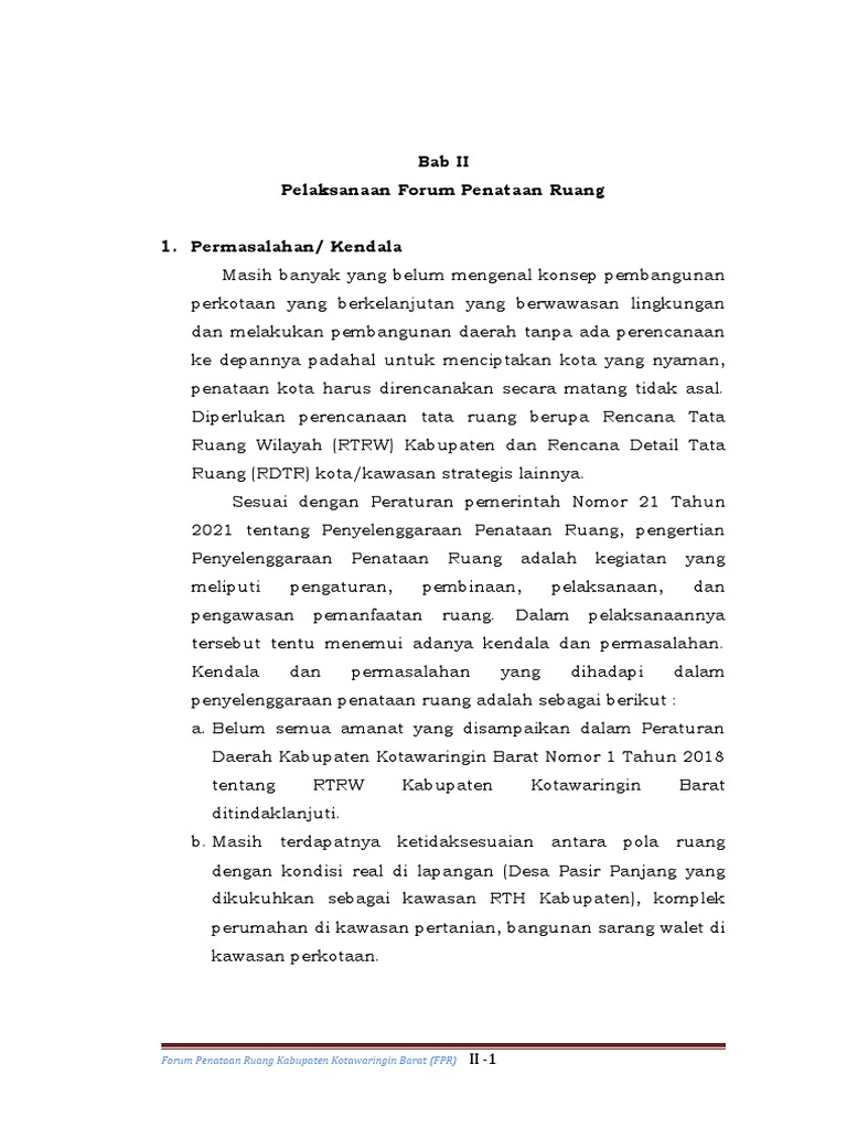 Bab II Laporan FPR | PDF