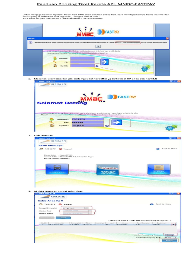 Panduan KAI MMBC Fastpay | PDF | Teknologi & Rekayasa