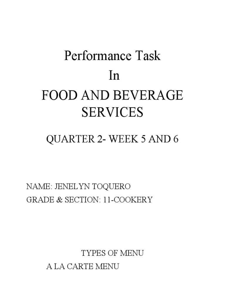 FBS Menu | PDF | Wellness | Science & Mathematics