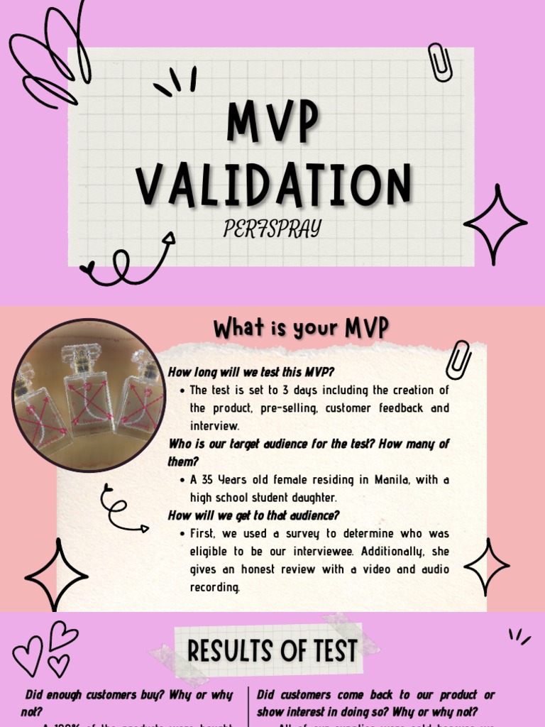 Mvp Validation Pdf Prices Customer