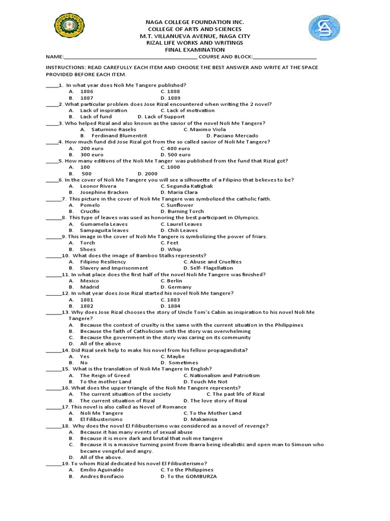 Rizal Final To Print | PDF | Philippines