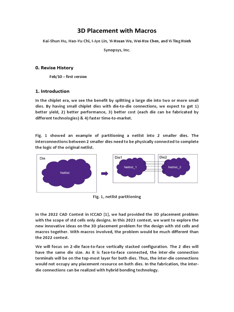 2023 Problem B - 3D Placement With Macros | PDF | Computing | Computer ... 2023 Problem B - 3D Placement With Macros | PDF | Computing | Computer ...