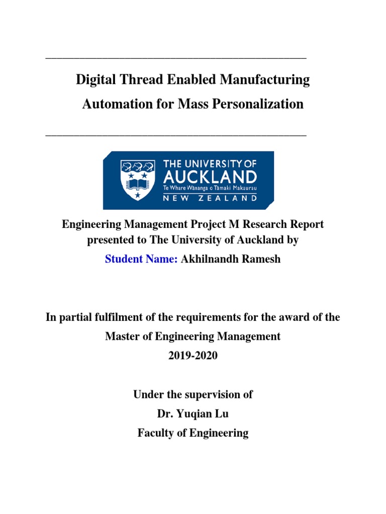 Ramesh 2020 Thesis | PDF | Automation | Information