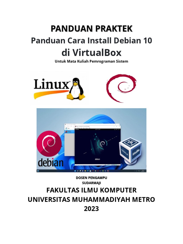 Panduan Langkah Instalasi Debian 10 | PDF | Game & Aktivitas | Komputer
