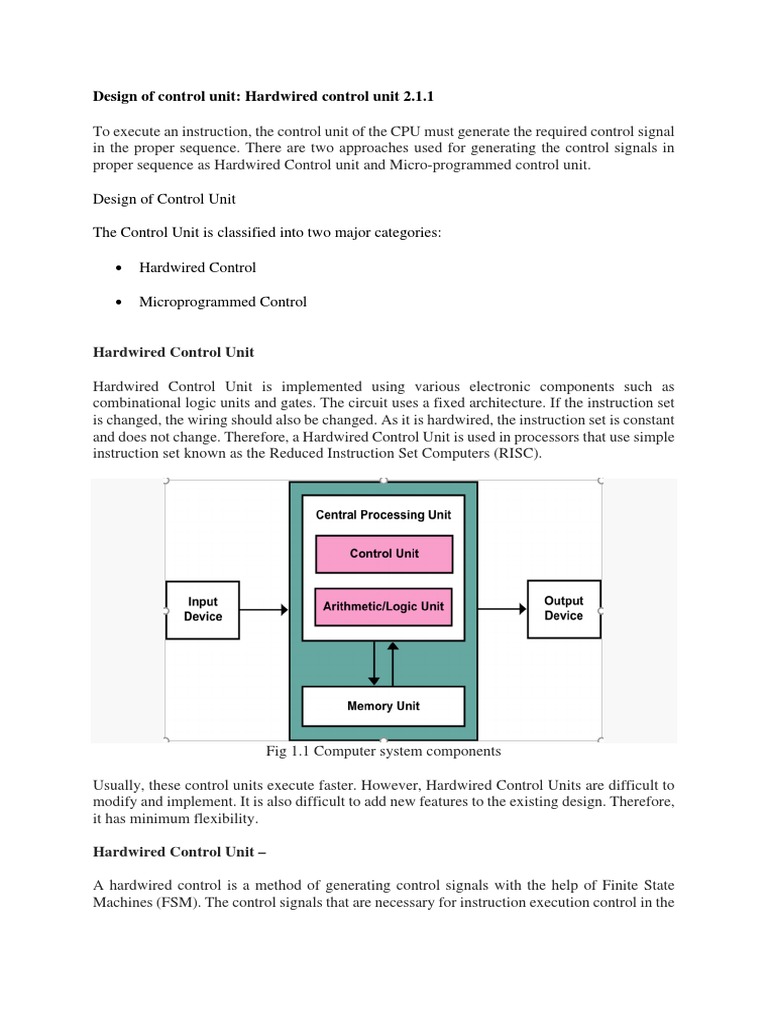 Coa 2.1 | PDF | Central Processing Unit | Logic Gate