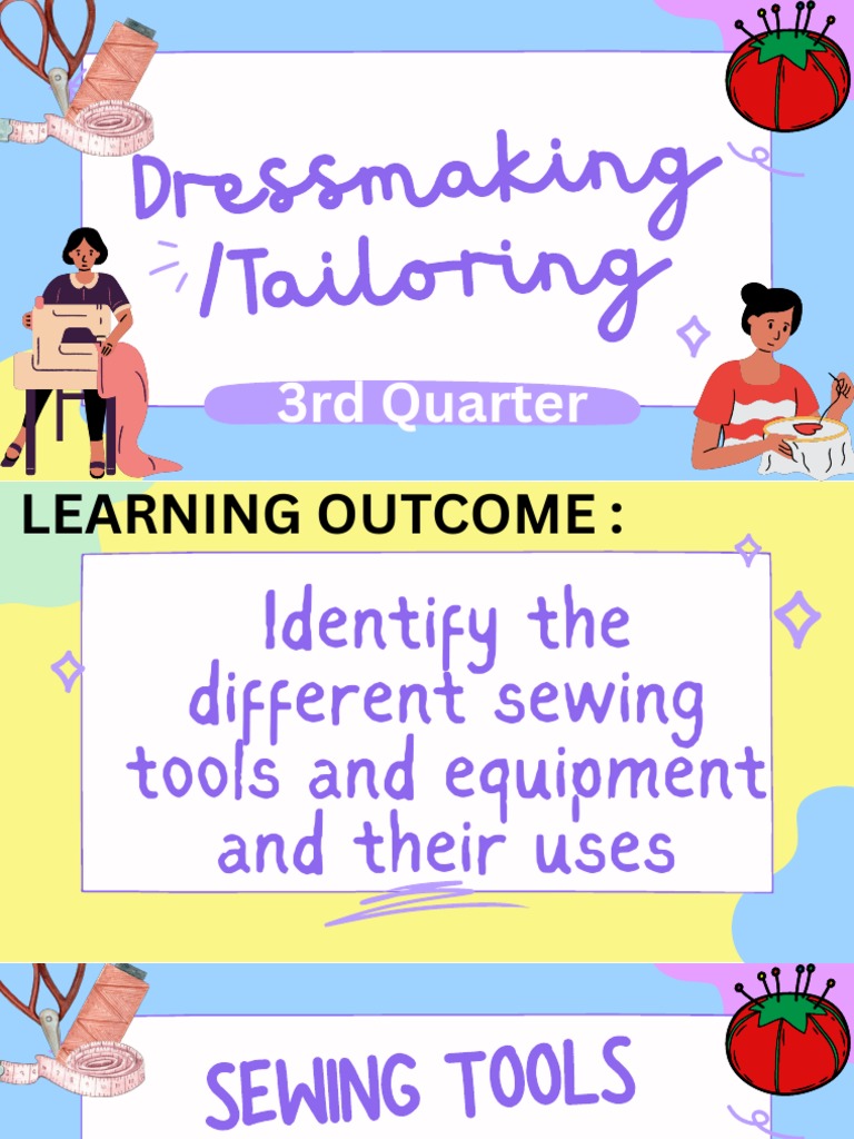 TLE 8 Sewing Tools 1 | PDF